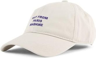 Dr&ocirc;le de Monsieur Casquette brod&eacute;e en coton