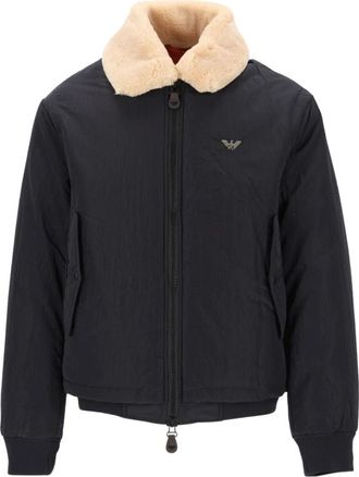 Emporio Armani Bomber Jacket - Homme - Vestes - Bleu - Taille: XL