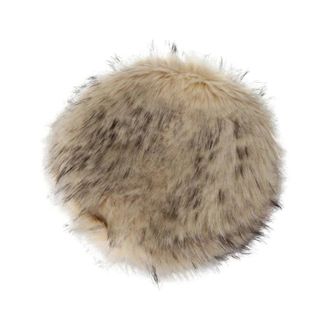 Dolce & Gabbana Femme, Accessoires, Beige, Taille: ONE Size Chapeau en fourrure