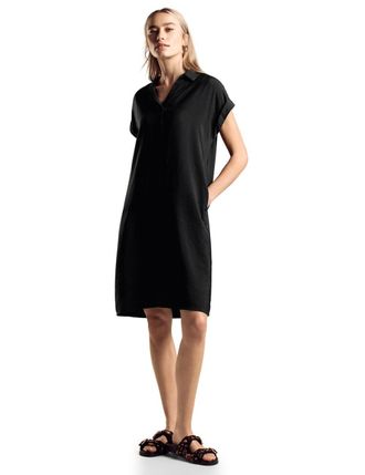 Street One Damen Knielanges Blusen-Kleid