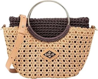 Replay Femme, Sacs, Beige, Taille: ONE Size Shopper Bag