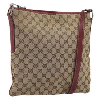 Gucci Sac bandouli&egrave;re vintage GG Canvas Pre-owned - Femme - Pre-owned - Beige - Taille: ONE Size
