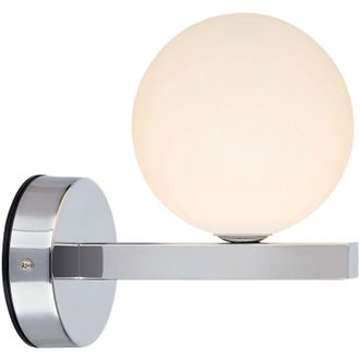 Marksl&ouml;jd Markslojd STREAM Applique Salle de Bain 1 Lumi&egrave;re Chrome, Blanc, IP44