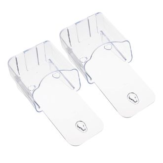 BESTONZON TOGEVAL 2 St&uuml;ck Pack Acryl Prospekthalter Zur Wandmontage Transparenter Dokumentenst&auml;nder A6 Wandhalter f&uuml;r Brosch&uuml;ren Flyer und Men&uuml;karten