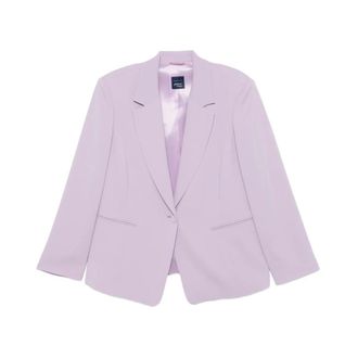 Marina Rinaldi Femme, Vestes, Violet, Taille: 46 FR Crema Blazer