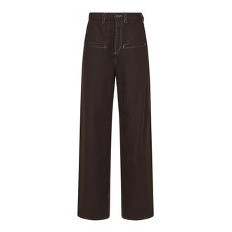 Uma Wang Weite Hosen - - Trousers - Damen - Braun - M
