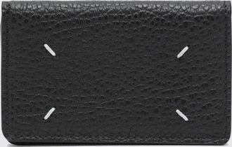 Maison Margiela Bifold-Kartenetui aus genarbtem Leder von mit Four Stitches
