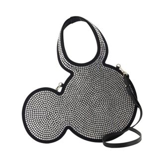 Coperni Mickey Mini Schultertasche - Satin - - Bags - Damen - Schwarzk - ONE SIZE