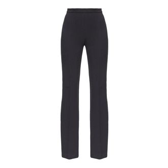 Pinko Elegante Flared Crepe Hose - - Trousers - Damen - Schwarzk - M