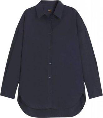 HUGO BOSS Femme, Blouses et Chemises, Bleu, Taille: 36 FR Chemises