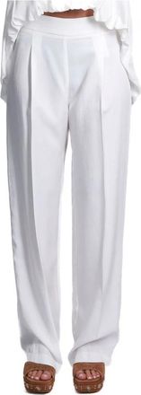Jijil Femme, Pantalons, Blanc, Taille: 38 FR Jpe26Pa142 Wide Pantalons