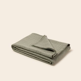 Madura Plaid Ilario Sauge et feston - VERT