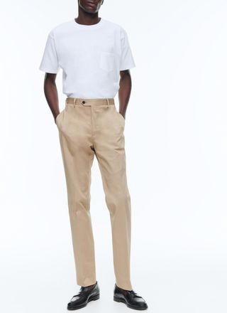 Fursac Chino en gabardine de coton biologique - Taille 36 - Homme