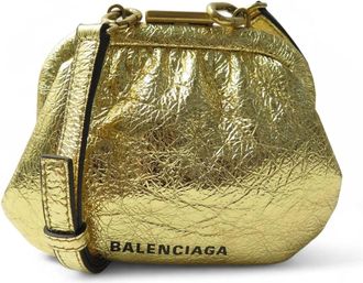 Balenciaga Crossbody Bags - NEUE BALENCIAGA 618915 GOLD LEATHER CLUTCH-TASCHE - Gr. unisize - in Gold - f&uuml;r Damen