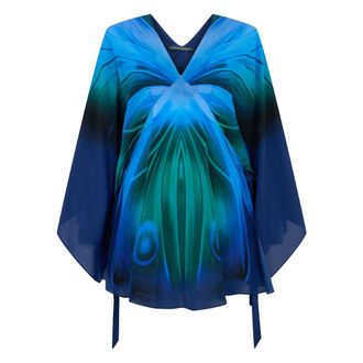 Alberta Ferretti Damen, Blusen & Hemden, Blau, SGr&ouml;&szlig;e