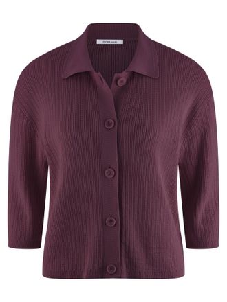 Peter Hahn Strickjacke 3/4-Arm Peter Hahn lila
