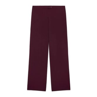 Fiorella Rubino Pantalon Large - Femme - Pantalons - Rouge - Taille: 42 FR