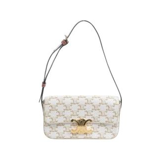 Celine Sac bandouli&egrave;re Triomphe Claude Pre-owned - Femme - Pre-owned - Beige - Taille: ONE Size