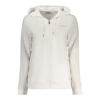 Freddy Lang&auml;rmliger Hoodie - - Sweatshirts & Hoodies - Damen - Wei&szlig; - M