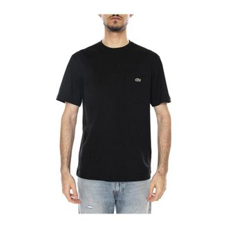 Lacoste T-Shirt mit Rundhalsausschnitt - - Tops - Herren - Schwarzk - M