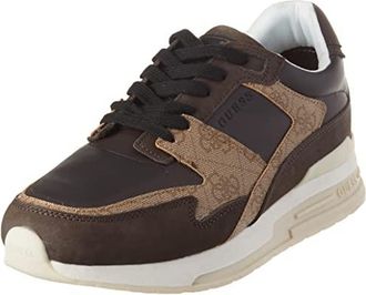Guess Homme ENNA Sneaker, Beige Brown, 43 EU