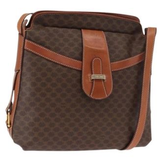 Celine Sac bandouli&egrave;re vintage en plastique Pre-owned - Femme - Pre-owned - Brun - Taille: ONE Size
