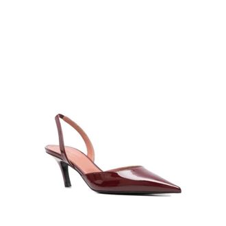 Amina Muaddi Sofia Sling 60 - - Shoes - Damen - Rot - 37 EU