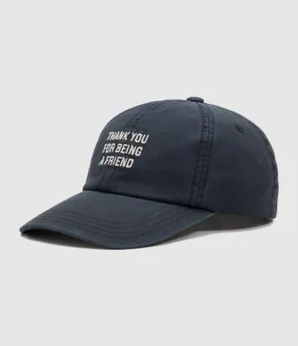 Ami Casquette Thanks For Being A Friend Noir Lave