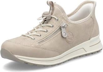 Rieker Baskets basses pour femme N1455, Beige 62, 38 EU Large