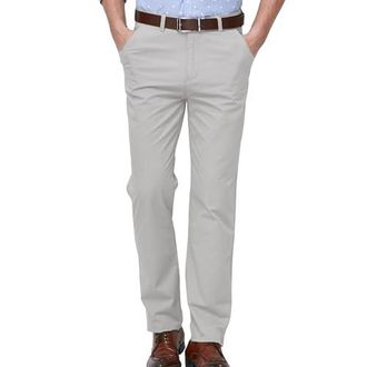 Generic Pantalon chino pour homme en coton - Coupe d&eacute;contract&eacute;e - Jambe droite - Pantalon habill&eacute; - Pantalon d&eacute;contract&eacute; pour le travail - Pantalon d&eacute;t&eacute; - Pan