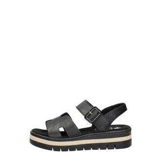 Rieker Flat Sandalen - - Shoes - Damen - Schwarzk - 38 EU