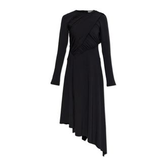 Victoria Beckham Asymmetrisches Wickelkleid - - Dresses - Damen - Schwarzk - 2XS