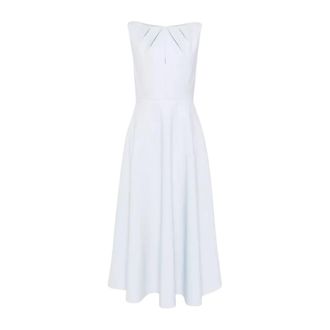 Roland Mouret Midi-Kleid mit U-Boot-Ausschnitt - - Dresses - Damen - Braun - L