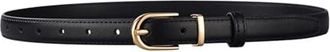 Generic Ceintures Femme - Ceinture &eacute;l&eacute;gante pour femme en similicuir avec boucle en alliage pour tenue d&eacute;contract&eacute;e ou habill&eacute;e