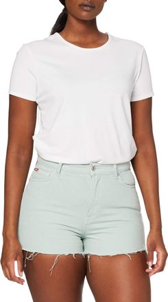 Lee Cooper Damen High Rise Jeans-Shorts, Mint, 29