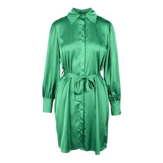 Think Femme, Robes, Vert, Taille: 44 FR Robe Femme en Polyester