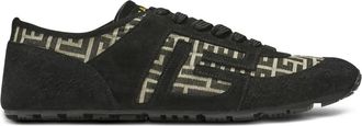 Balmain Homme, Chaussures, Noir, Taille: 40 EU Racer 45 Monogram Jacquard Trainers