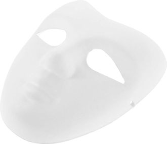 Cabilock 5 Stück DIY Blanko Papiermasken Handbemalbare Masken für Faschingspartys Karneval und Kreative Projekte für Halloween und Besondere Anlässe