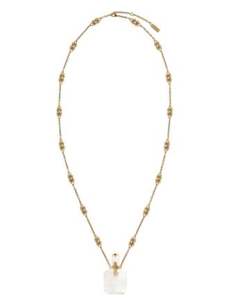 Chlo&eacute; collier en cha&icirc;ne serti de cristaux - Or