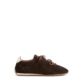 Maison Toufet Baskets basses JULIETTE en cuir velours