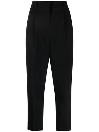 Lanvin pantalon de tailleur &agrave; taille haute - Noir