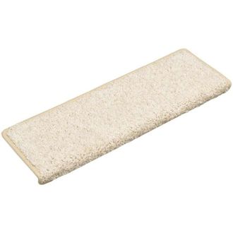 vidaXL Stufenmatten 30 Stk. 65x21x4 cm Wei&szlig; Rechteckiger Rand Vidaxl