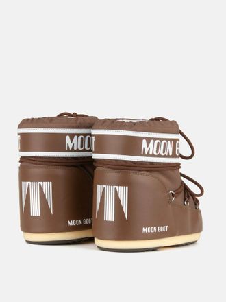 Moon Boot Logo-Cuff Boot - Brown
