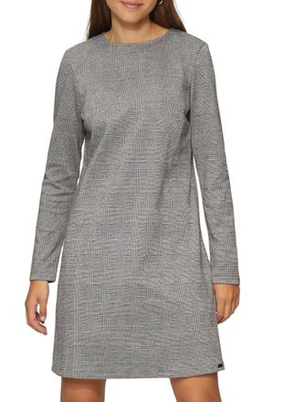 QS by s.Oliver Kurzes gemustertes Kleid aus Interlockjersey