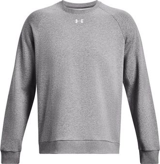 Under Armour Sweatshirt UA RIVAL FLEECE CREW CASTLEROCK LIGHT HEATHER