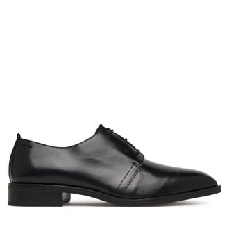 Calvin Klein Halbschuhe Calvin Klein Slim Clean Derby Lth HM0HM02004 Schwarz