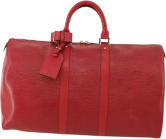 Louis Vuitton unisex, Pre-owned, Rouge, Taille: ONE Size Sac Keepall Pre-owned