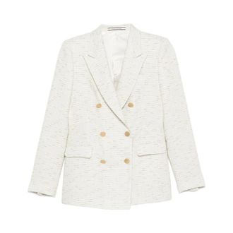Tagliatore Femme, Vestes, Blanc, Taille: 40 FR J Parigi Blazer droit