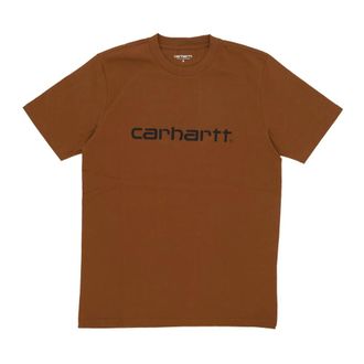 Carhartt Work in Progress Homme, Tops, Brun, Taille: XL Script Tee
