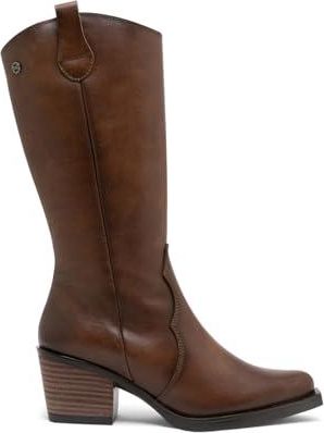 Porronet Bottes Cowboy en cuir avec fermeture éclair Flora, Cuir, 39 EU